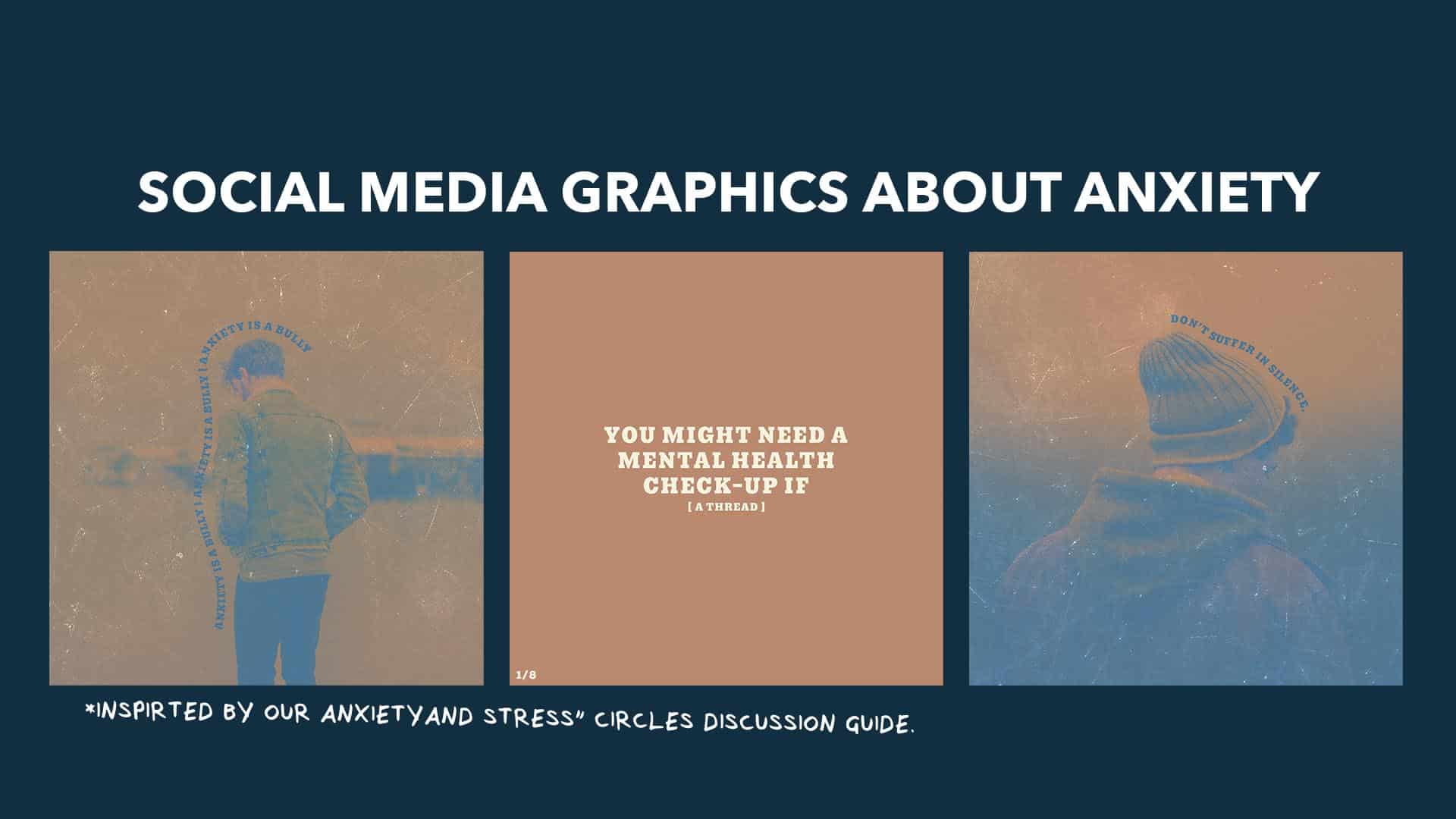 Free Social Media Graphics on Anxiety - For Ministry Resources