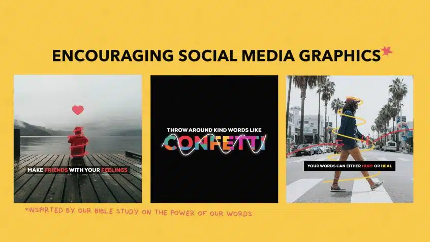 Free Church Graphics on the Power of Words - For Ministry Resources