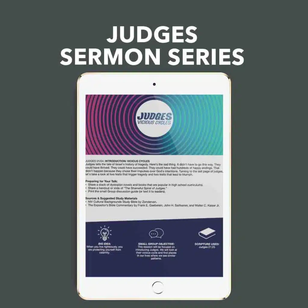 Free Youth Series on Judges: Vicious Cycles - For Ministry Resources