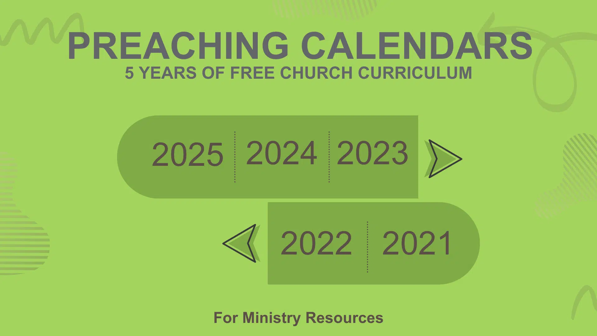 Free Church Curriculum - Sermon Series Scripts